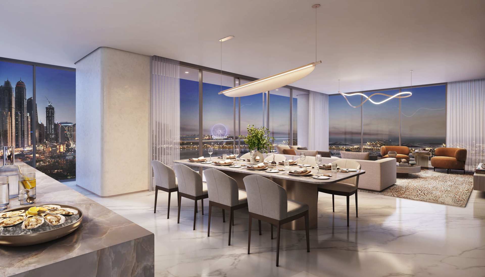 Palm Beach Towers – description, price, Divis Real Estate Company in Dubai